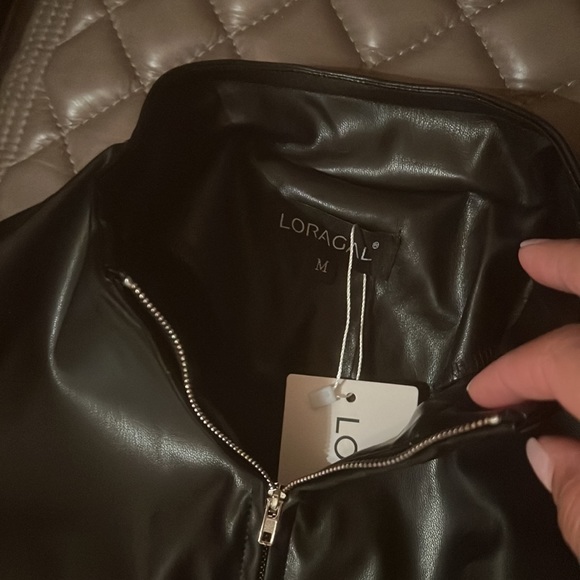 loragal | Dresses | Loragal Faux Leather Dress | Poshmark